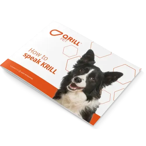 How To Speak Krill Brochure | QRILL Pet